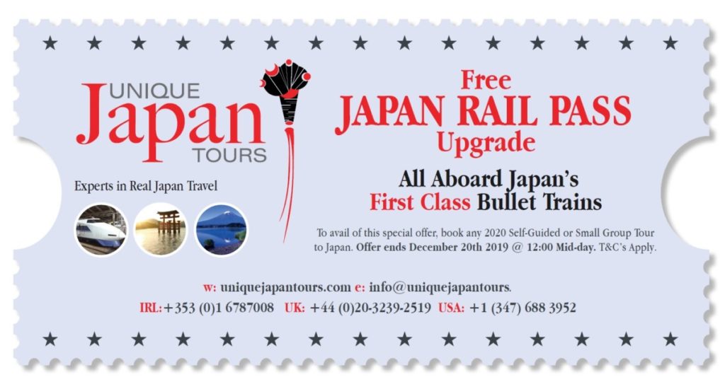 Free Japan Rail Pass Upgrade - Unique Japan Tours